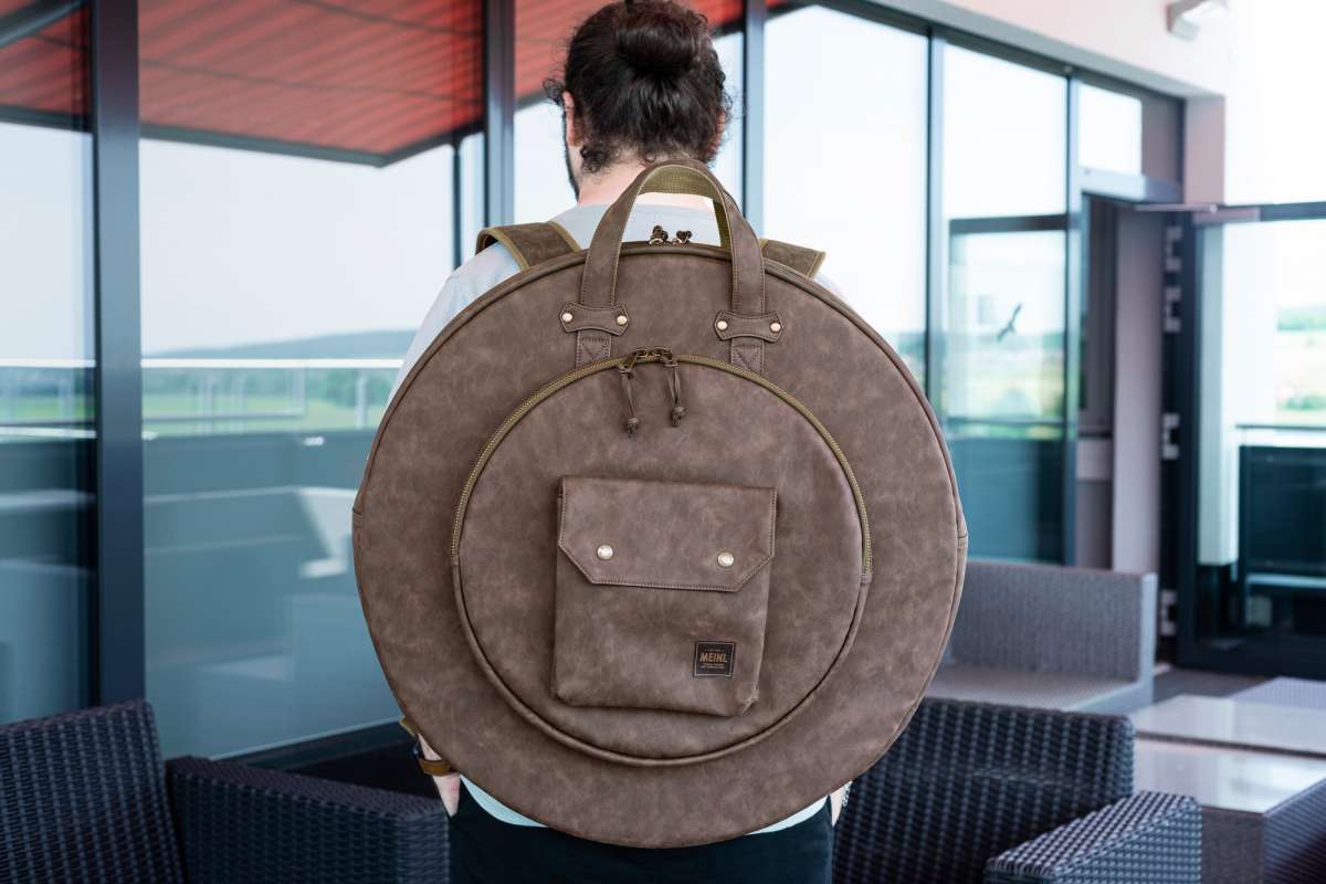 MEINL Cymbals Vintage Hyde Cymbal Bag 22" - Dark Brown (MVHC22DB ...
