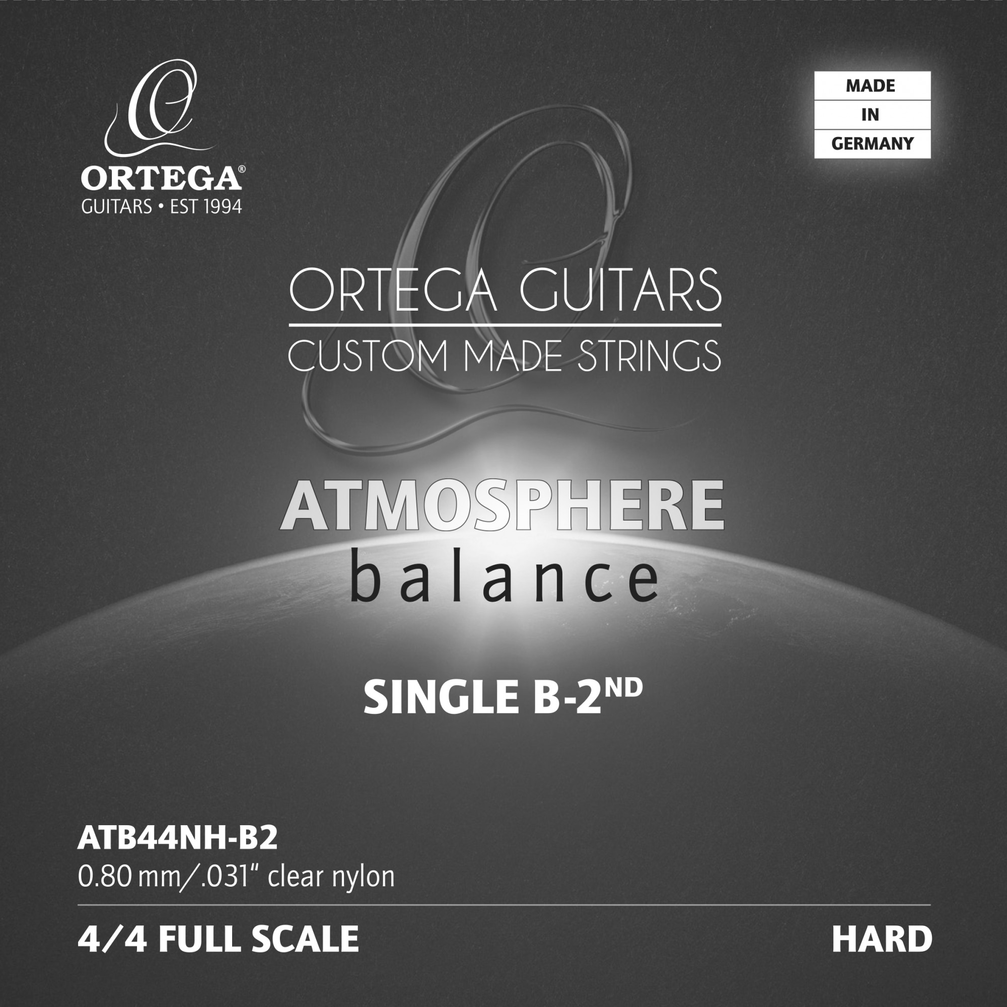 ORTEGA Atmosphere Balance Series Nylon String - B2 Hard Tension (ATB44NH-B2) | Saiten | Ortega ...