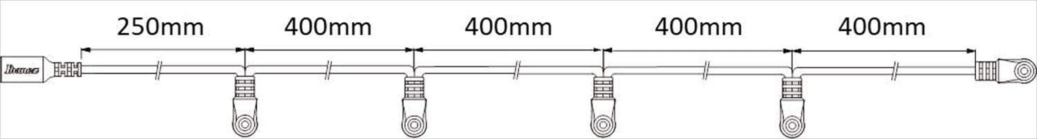 IBANEZ Daisy Chain Cable - 5-Fach (DC501L) | MEINL Shop