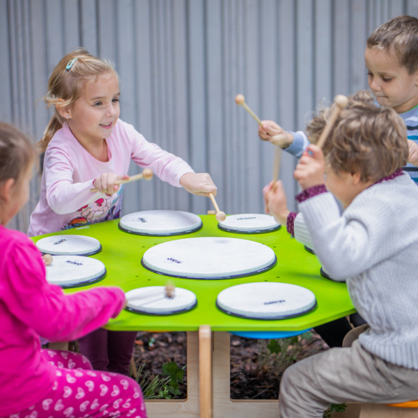 NINO Percussion Classroom Hand Drum Group Rhythm Set (NINOSET966 ...