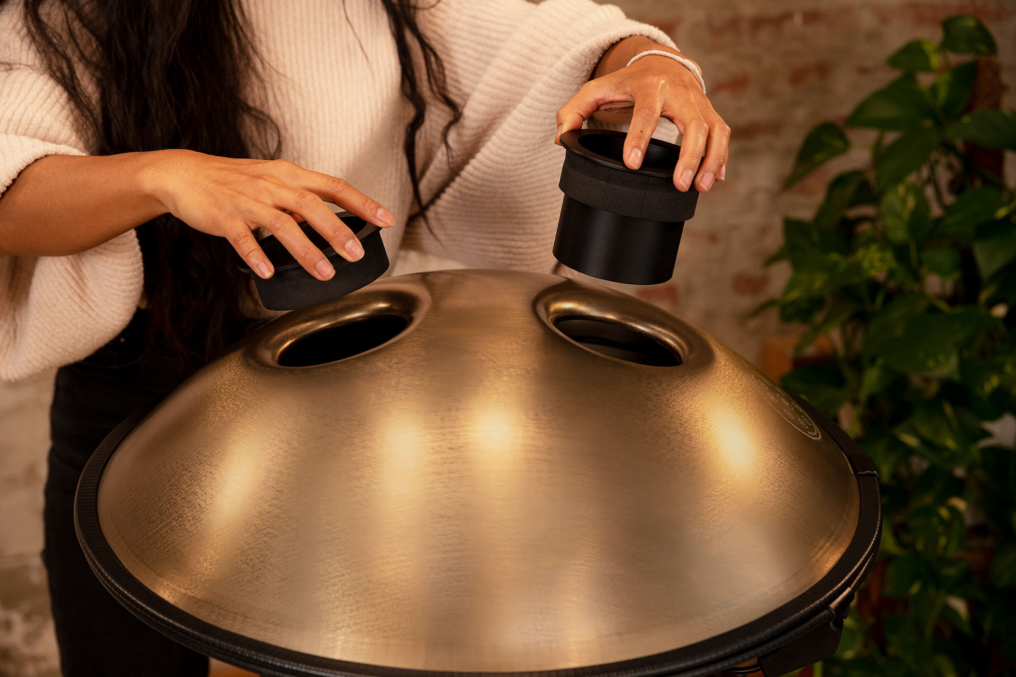 Meinl Sonic Energy Sensory Handpan Edelstahl D Kurd 10 Töne 440 Hz ...