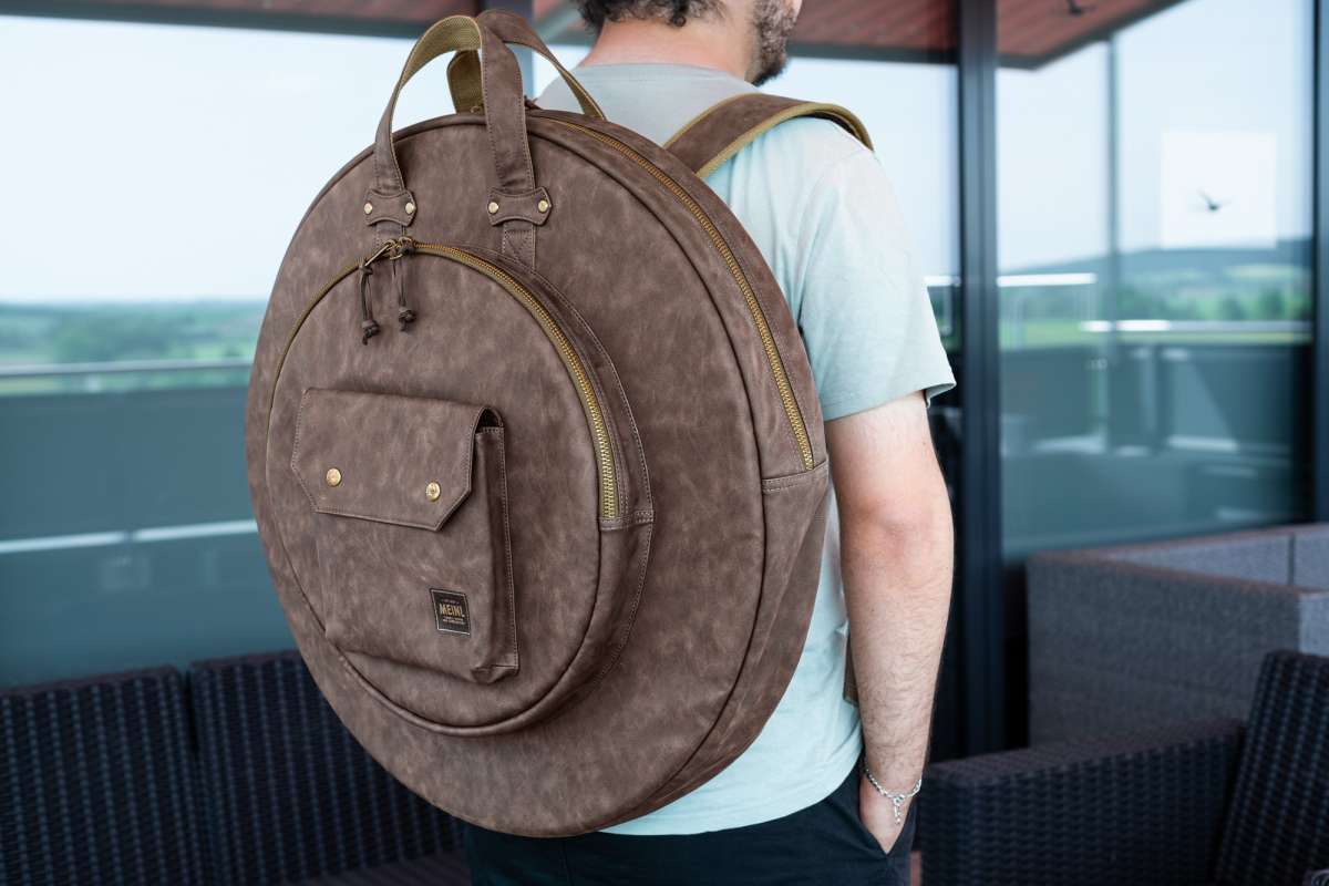 MEINL Cymbals Vintage Hyde Cymbal Bag 22" - Dark Brown (MVHC22DB ...