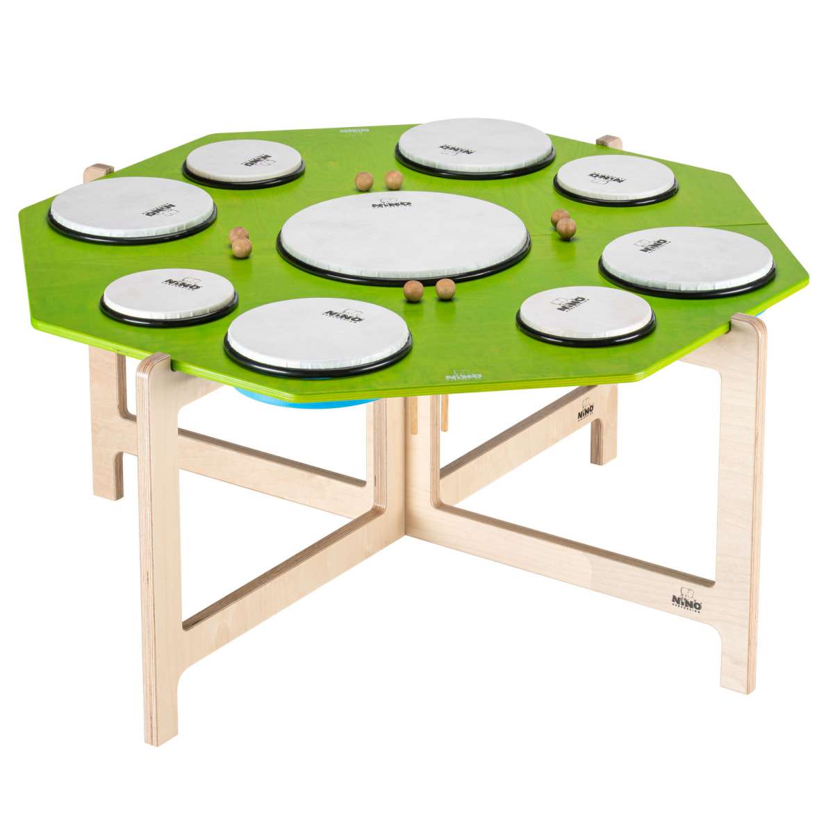 NINO Percussion Classroom Hand Drum Group Rhythm Set (NINOSET966 ...